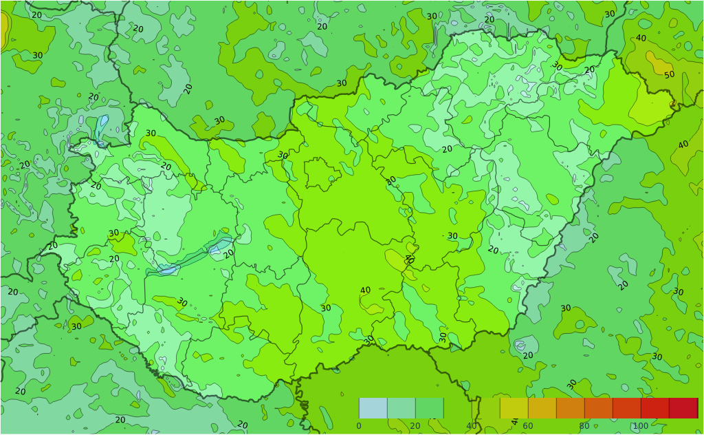 Térképeken mutatjuk, merre várhatók zivatarok a hidegfrontból, óráról ...