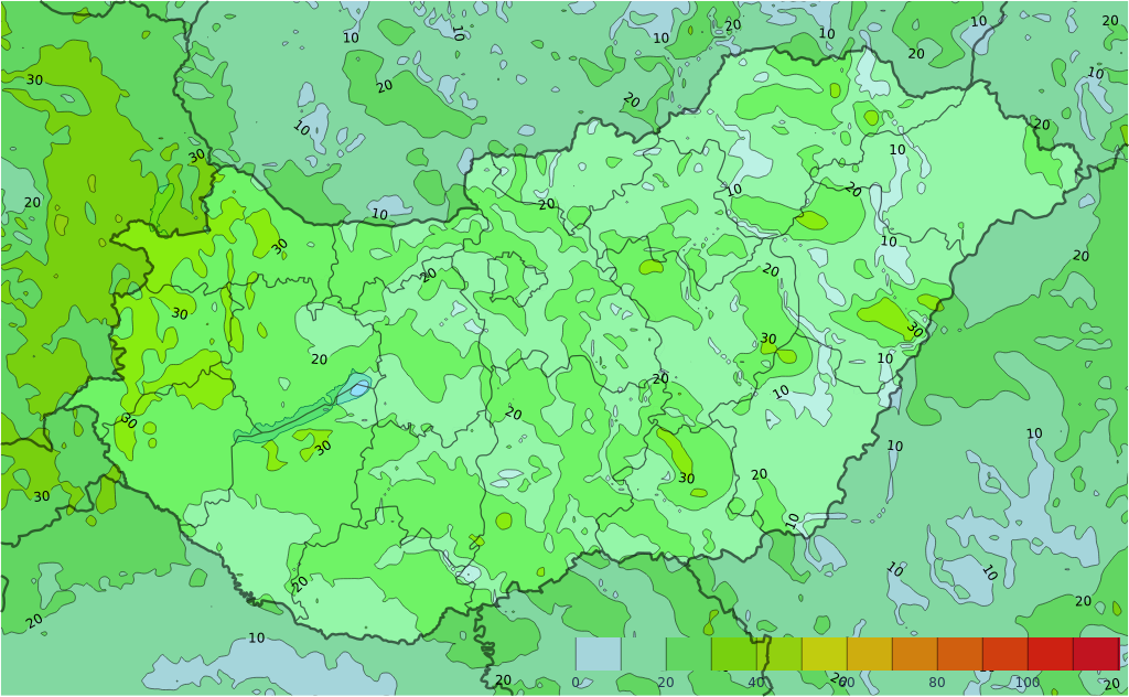 Érkezik az eső! Térképeken mutatjuk, mikor várható, óráról órára ...